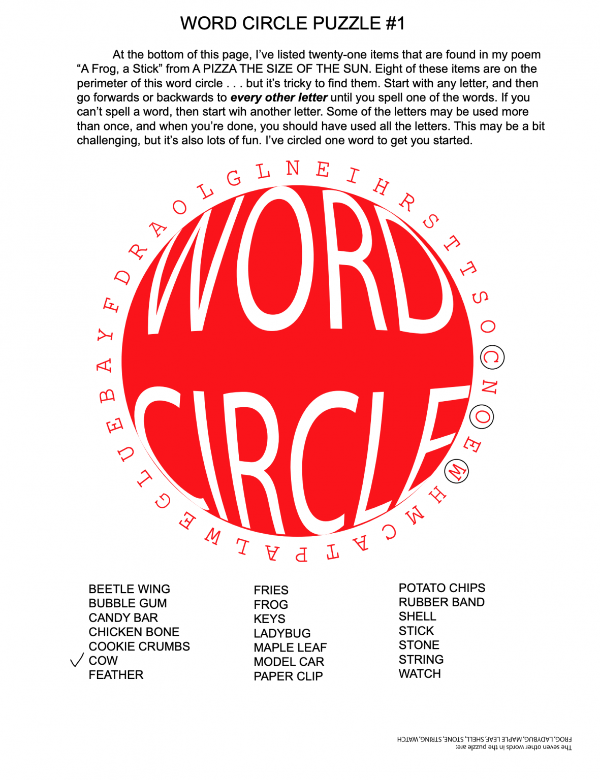 Fun Activities – At Home Resources - Bound to Stay Bound Books