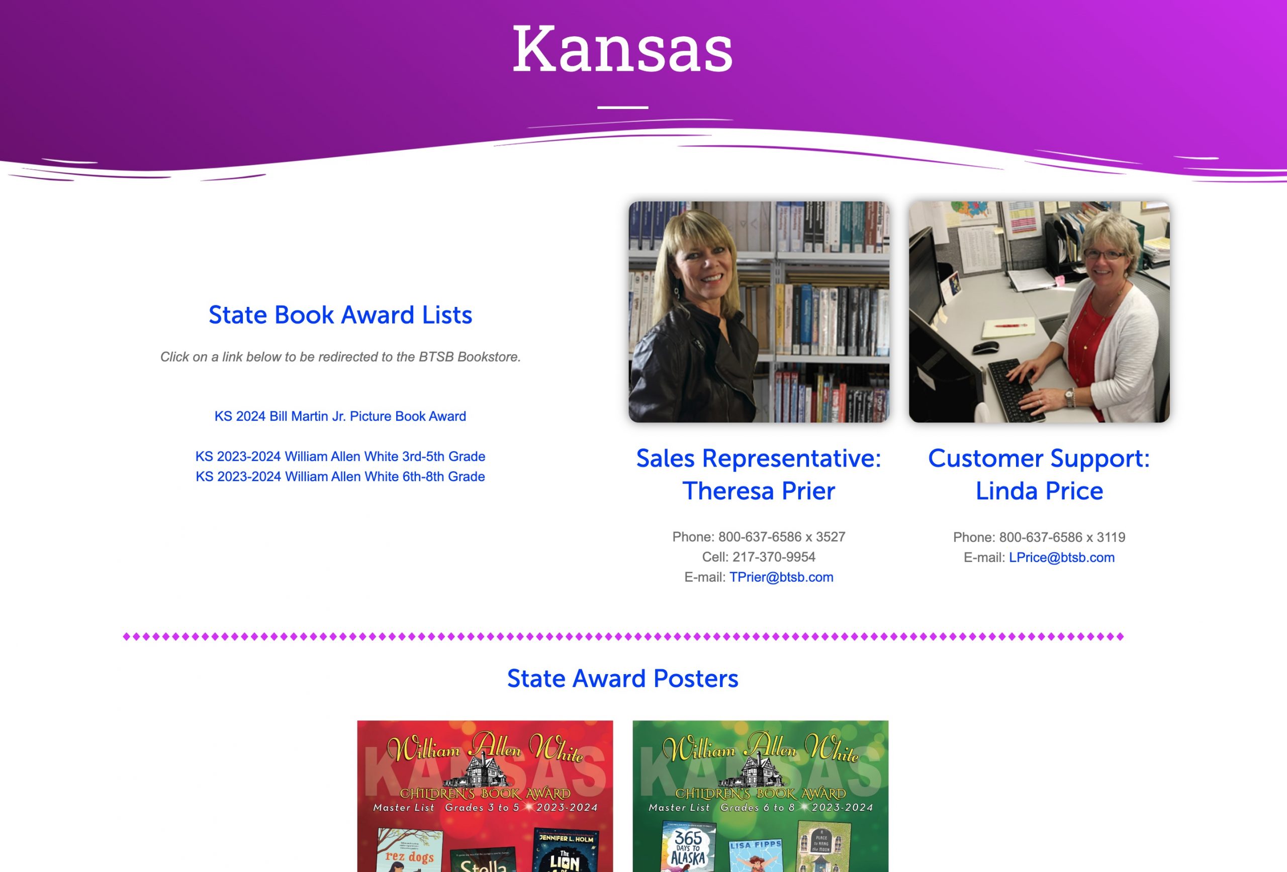 Kansas – Theresa Prier - Bound to Stay Bound Books