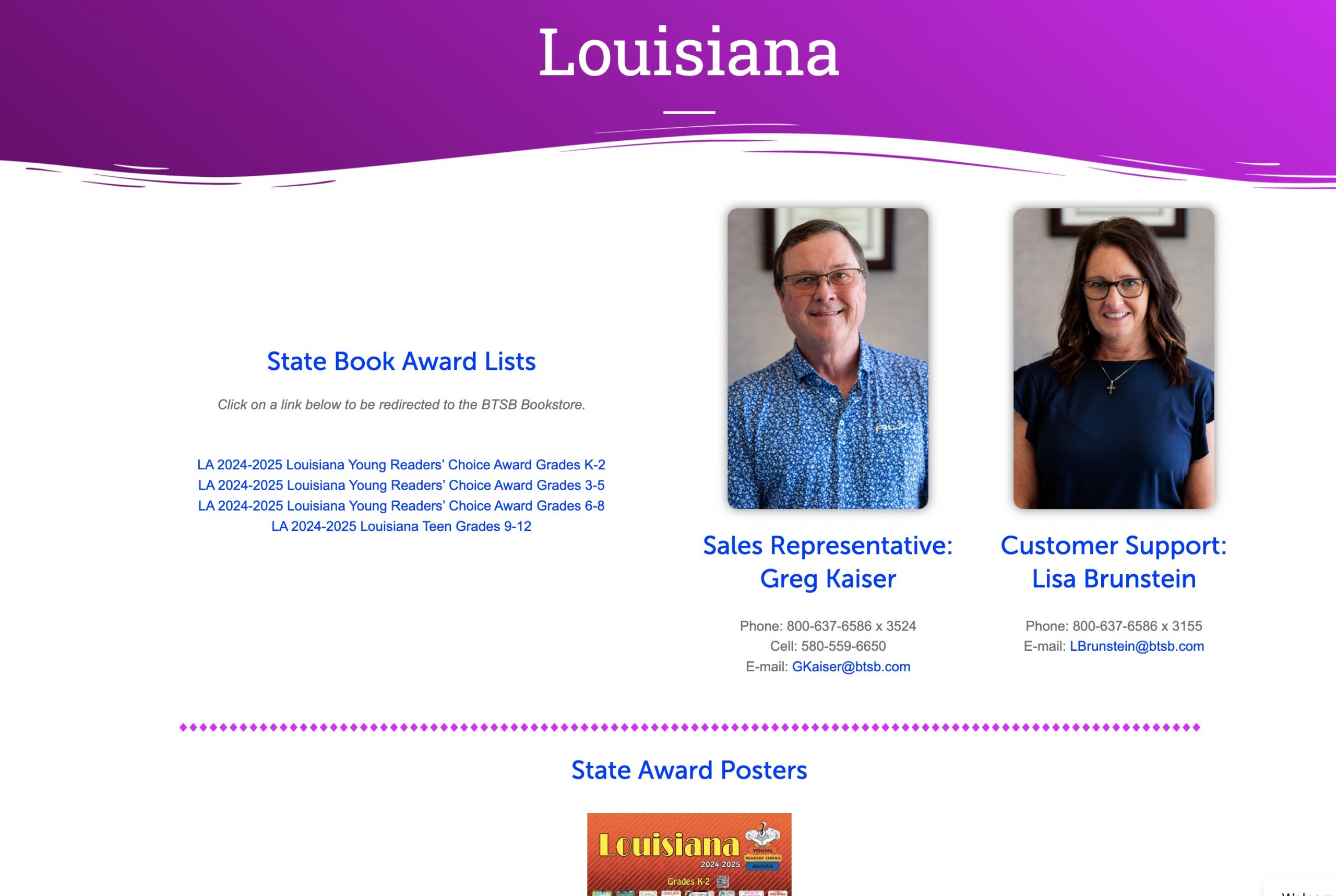 Louisiana – Greg Kaiser - Bound to Stay Bound Books