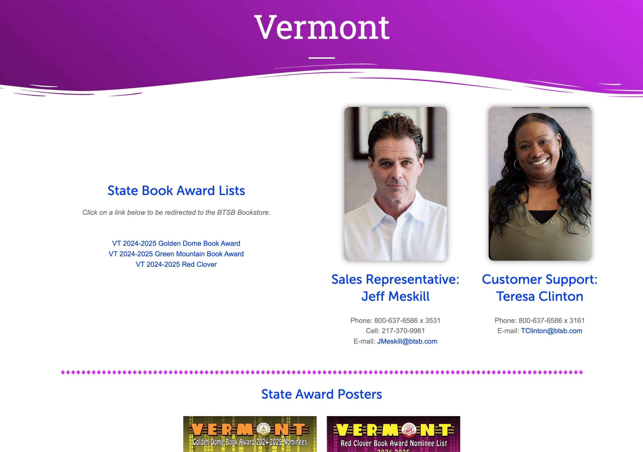 Vermont – Jeff Meskill - Bound to Stay Bound Books